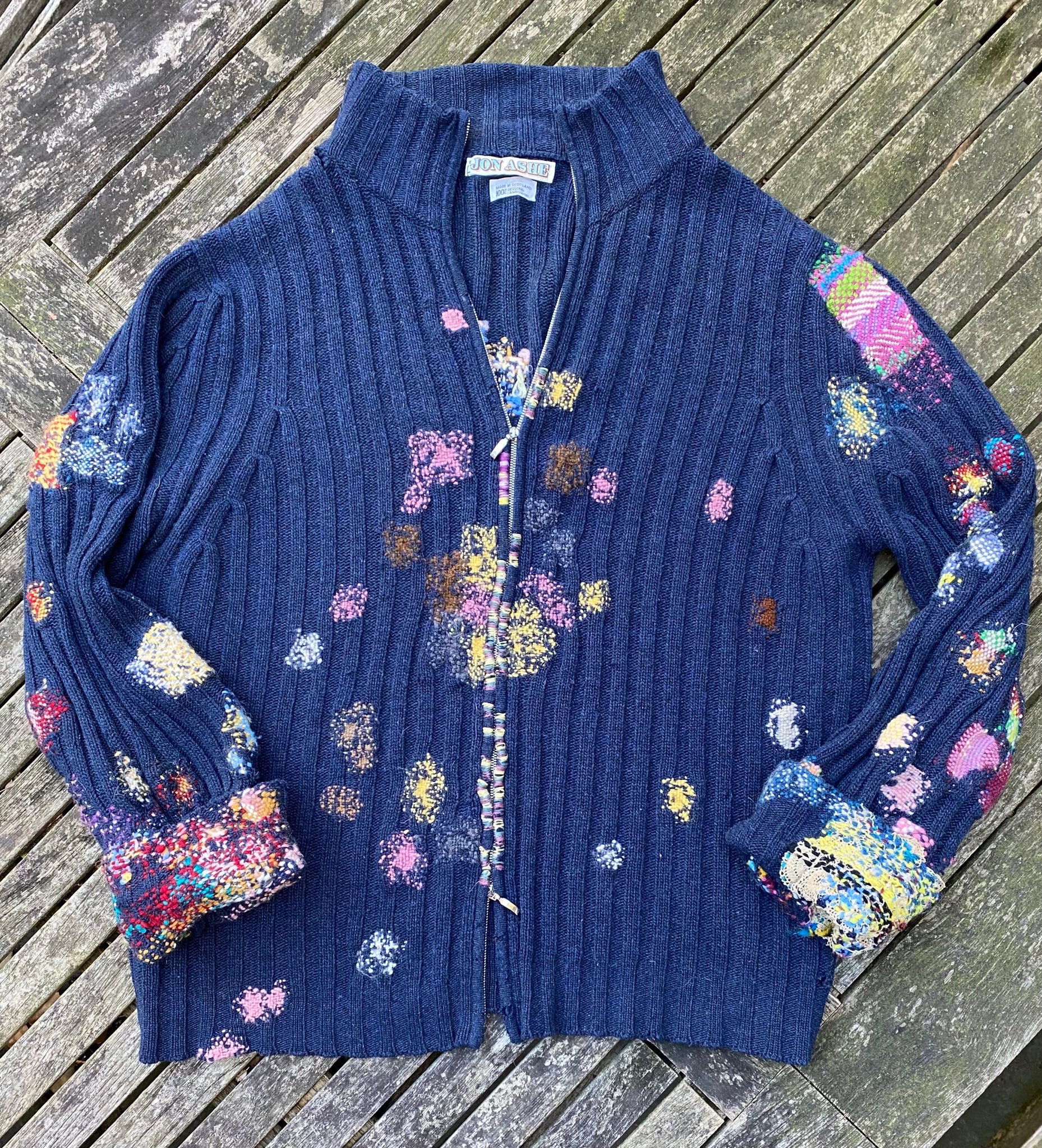 Messy Lace Appliqué - visiblemending